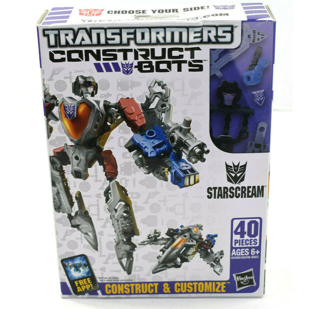 Transformers Construct-Bots Starscream 40 ชิ้น Hasbro New In Box | Shopee Thailand