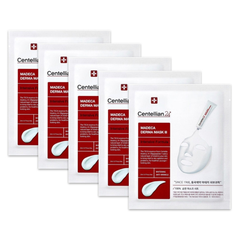Centellian24 Madeca Derma Mask lll Intensive Formula 5 sheets | Shopee ...