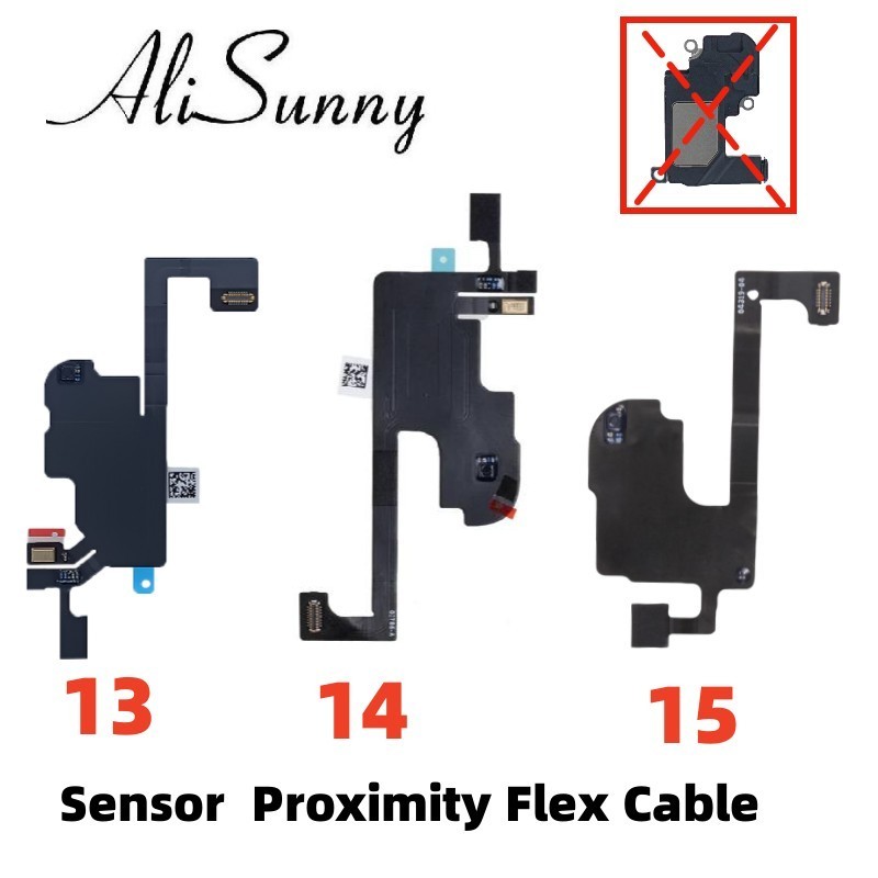 หูฟัง Light Sensor Proximity Flex Cable สําหรับ iPhone 14 Plus 13 15 ...