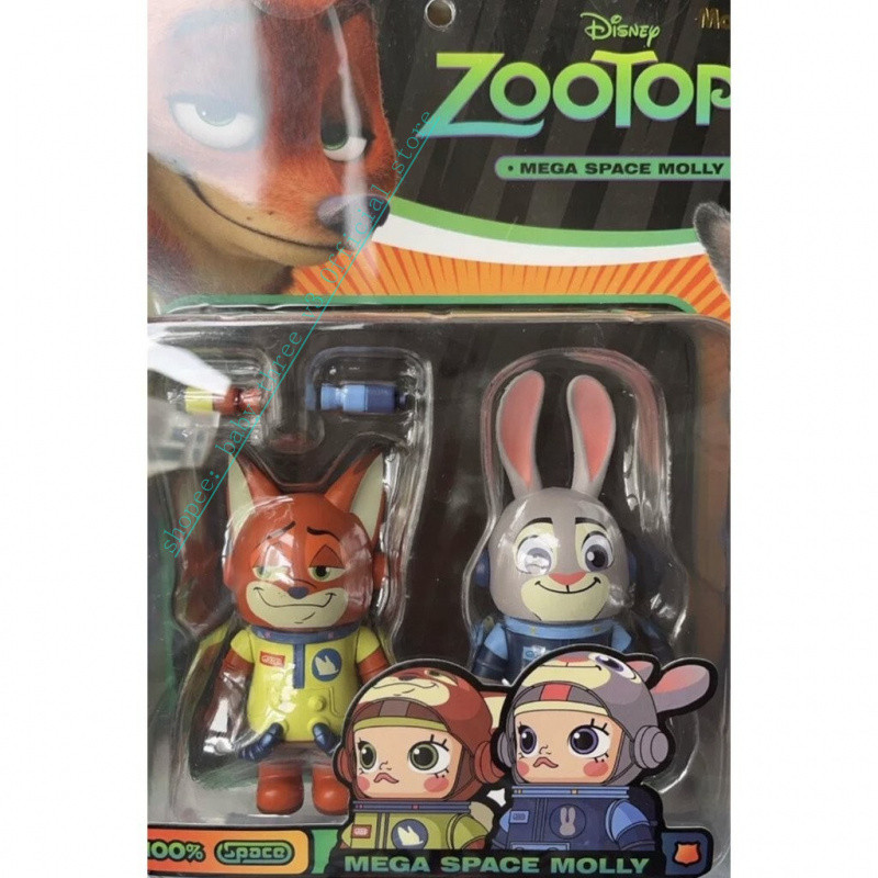 Molly Zootopia 100% zootopia Nick Judy Pop Mart | Shopee Thailand