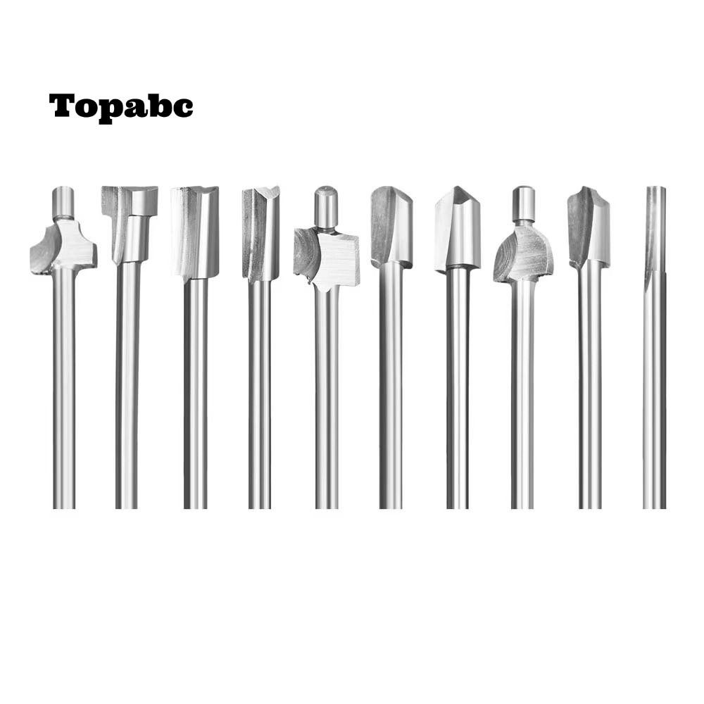 Top 10 ชิ้น Router Bits, DIY HSS เจาะบิต,แบบพกพาโรตารีชุดเครื่องมือ ...