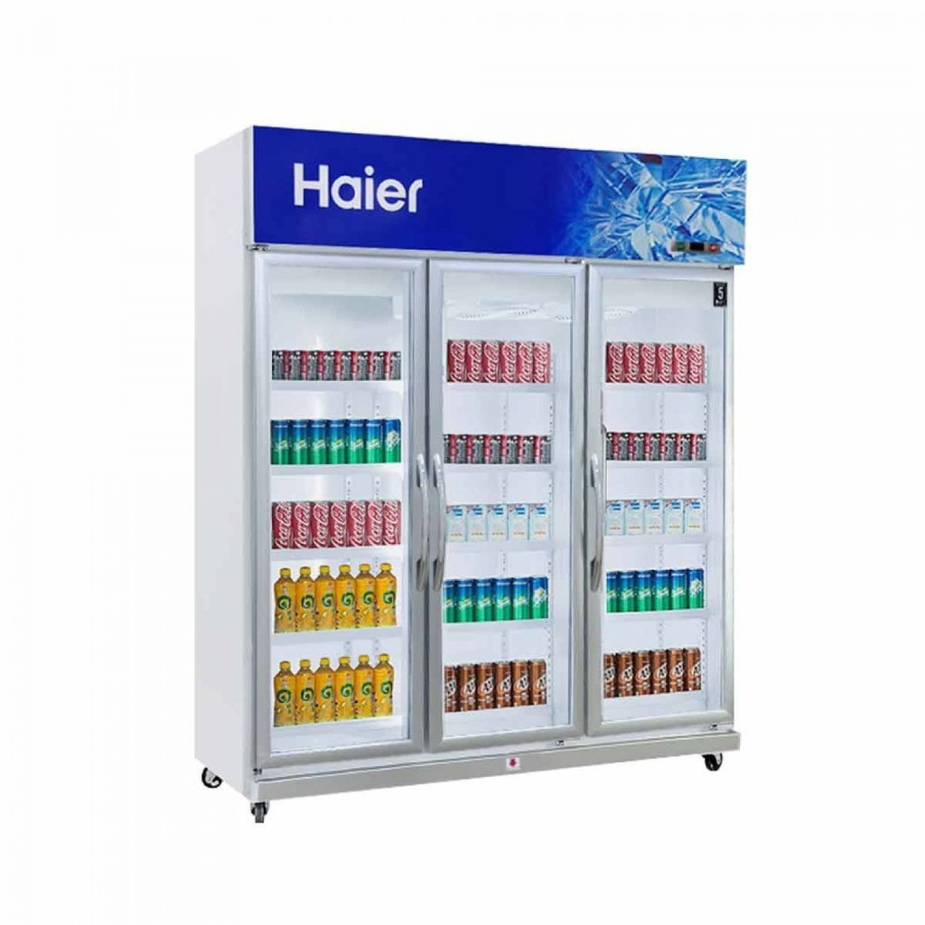 Lookpat_Mall Haier ตู้แช่เครื่องดื่ม 3 ประตู ขนาด 37.6 คิว รุ่น SC-1065VC3 สีขาว ยอดขายอันดับ ...