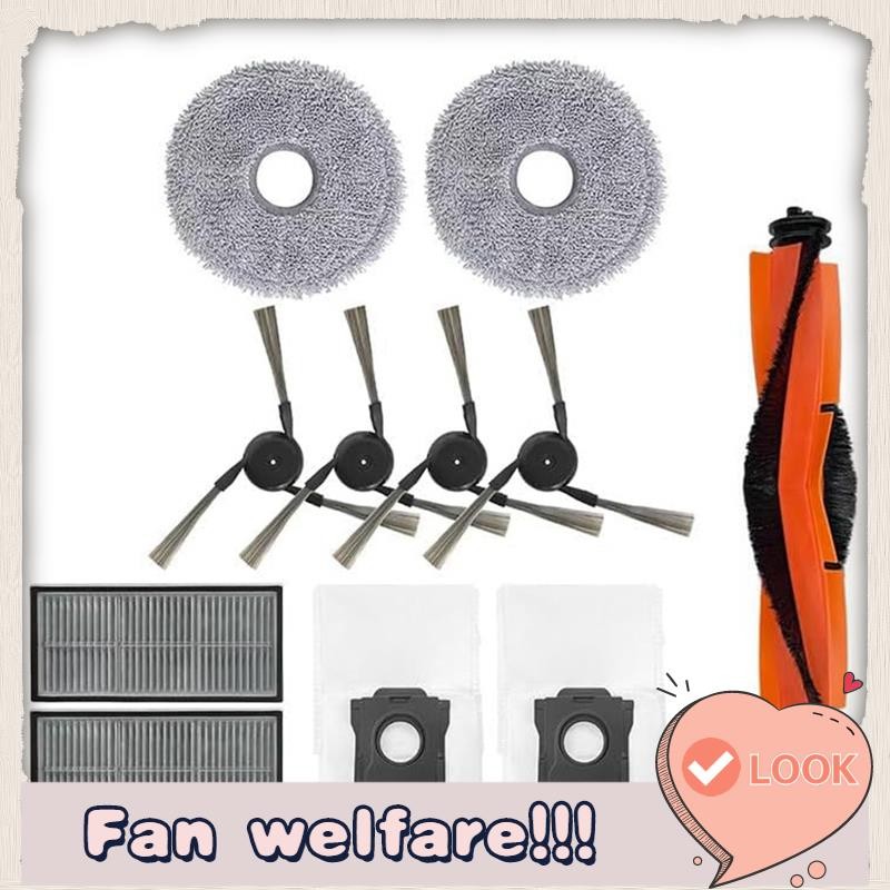 สําหรับ Dreame X40/X40 Pro /X40 Ultra เครื่องดูดฝุ่นหุ่นยนต์หลักแปรงด้านข้าง Hepa Filter Mop ...