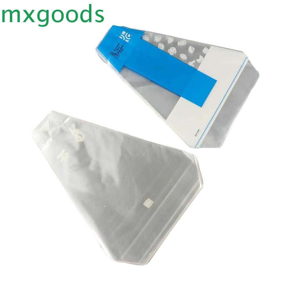 Mxgoods ถุงขนมปัง100ชิ้น,พลาสติกสามเหลี่ยมทิ้งถุงบรรจุภัณฑ์แซนวิช,ภาชนะแซนวิชข้นใสพิมพ์ห่อแซนวิช ...