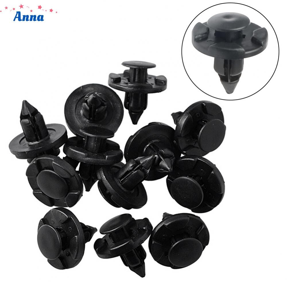 【Anna】Retainer Clip 50pcs Bumper Engine Push Clip Screw Rivet Splash ...