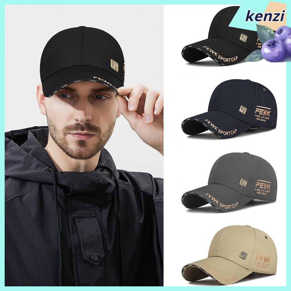 หมวกเบสบอลแบบแข็ง KENZI พิมพ์ลาย FEWK สไตล์จีน กันแดด มีรูระบายอากาศโลหะ เหมาะสำหรับวันที่อากาศ ...