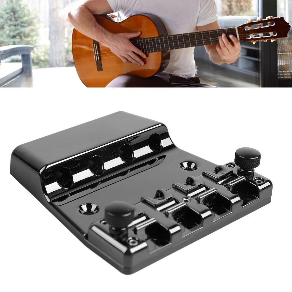 Bass Bridges Tailpiece Firm การติดตั้งระยะห่าง 18 มม. Metal Easy Tuning ...