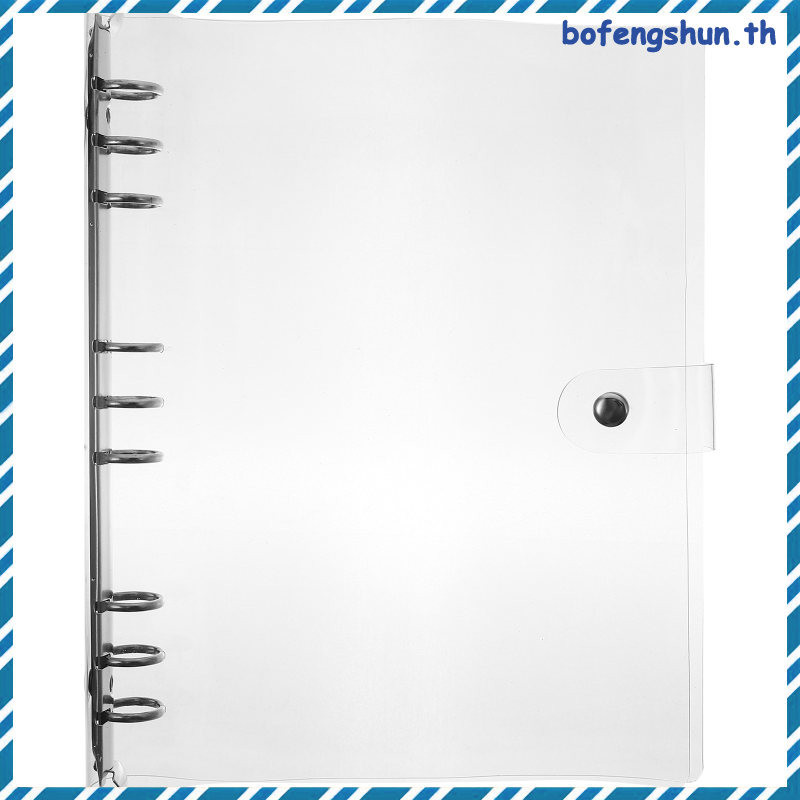 สมุดภาพ Binder โน้ตบุ๊คโปร่งใส Pvc 9 หลุม Binders โฟลเดอร์หลวมโฟลเดอร์ ...