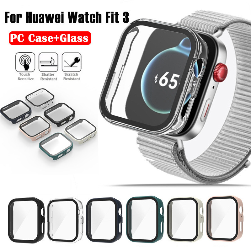 Huawei watch Fit 3 Case PC Full Cover + ฟิล์มกระจกนิรภัย Hard Case ...