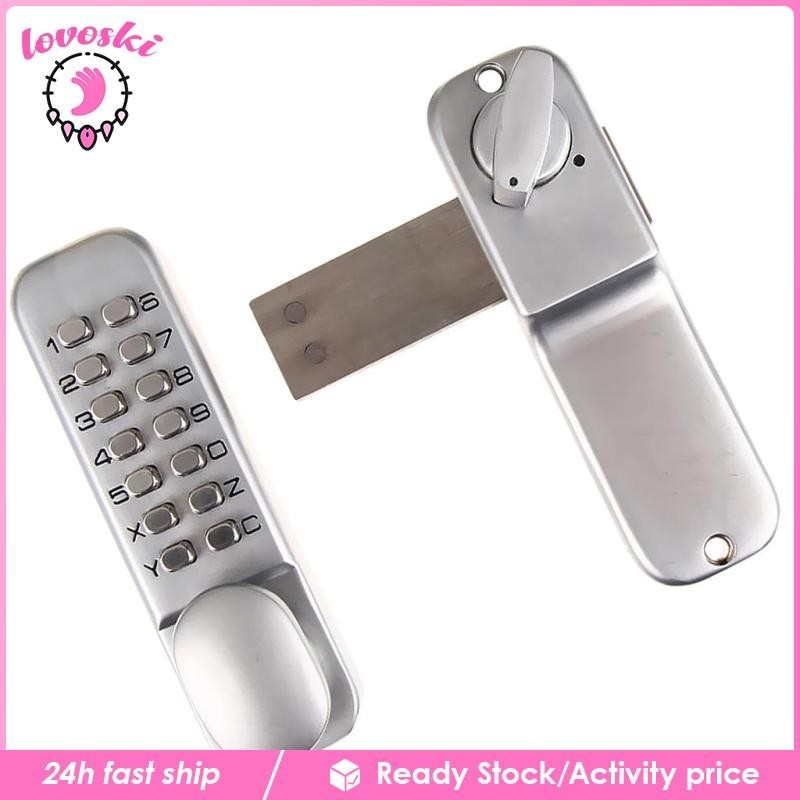[Lovoski] Push Button Dead Bolt Touchpad Keyed Lockset ฮาร์ดแวร์ประตู ...