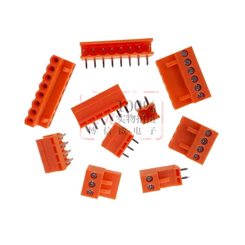 ส้ม ส้ม| Ht3.96 Connector 2P/3/4/5/6/8/12P Connector Terminal Bent Pin ...