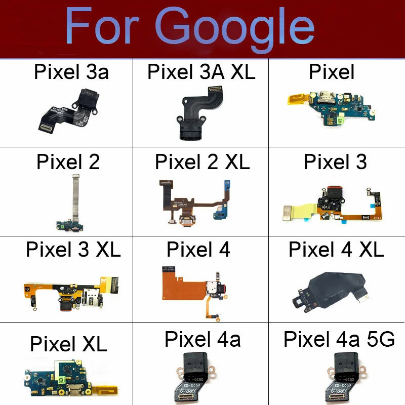 พอร์ตชาร์จ USB Flex สําหรับ Google Pixel 2 2XL 3 3XL 3A XL 4 4XL 4A 5G ...