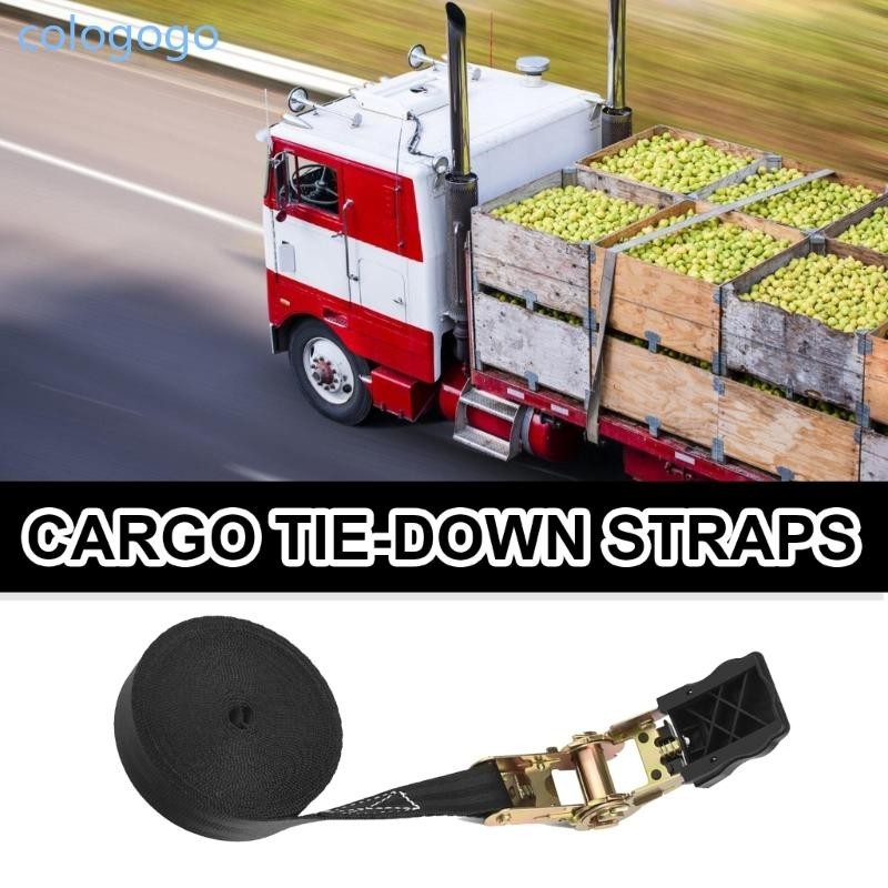 Colo Secure Ratchet Tie Down Cargo Straps Heavy Duty Ratchet Cargo Tie ...