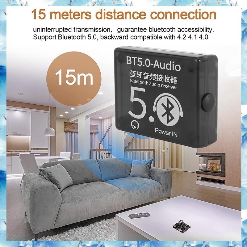 20 ชิ้น BT5.0 เครื่องรับสัญญาณเสียง MP3 บลูทูธถอดรหัส Lossless ลําโพงรถยนต์เครื่องขยายเสียงบอร์ด ...