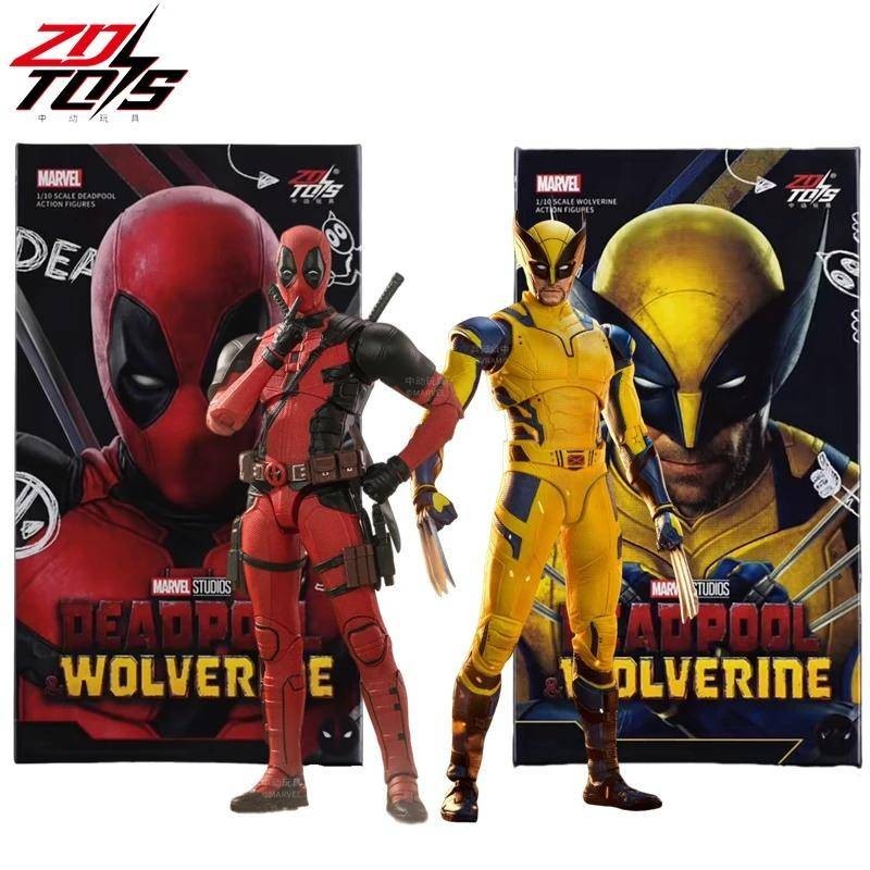 Zd TOYS Original X men Deadpool & Wolverine Articulated PVC Figure การ ...