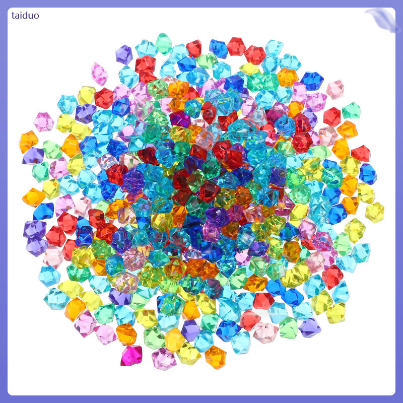 หินน้ําแข็งปลอมโต๊ะแต่งงาน Scatter ตกแต่ง Pirate Jewels คริสตัล ...