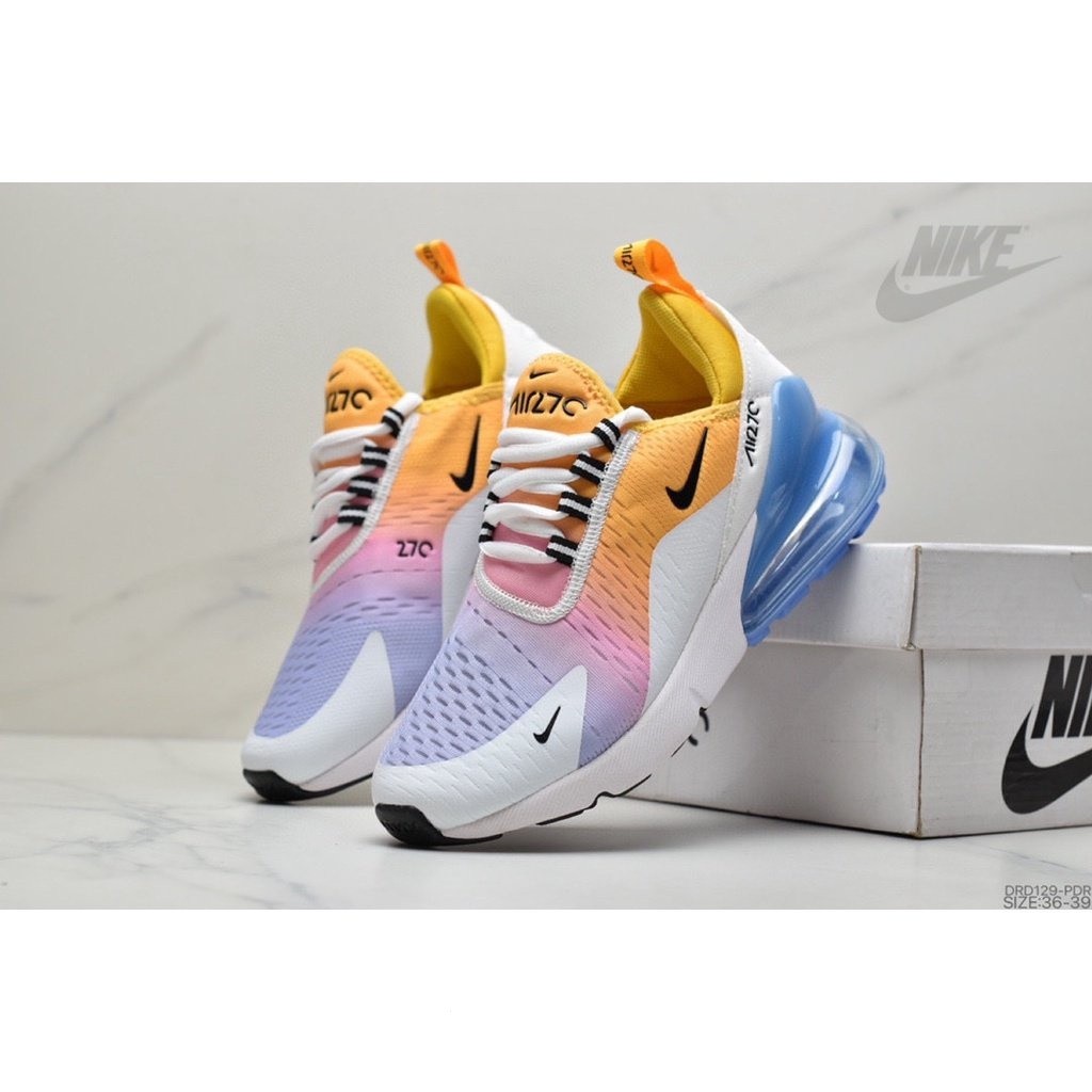 ใหม่ Nike Air Max 270แฟชั่นรองเท้า unisex เดิมรองเท้าวิ่งสบายๆ | Shopee ...