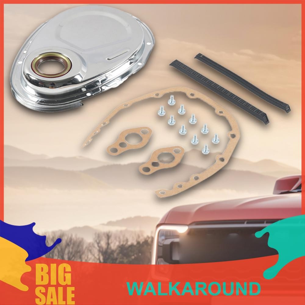 เครื่องยนต์ Timing Chain Cover Kit ปะเก็นซีลสลักเกลียวสําหรับ Chevy 327 ...
