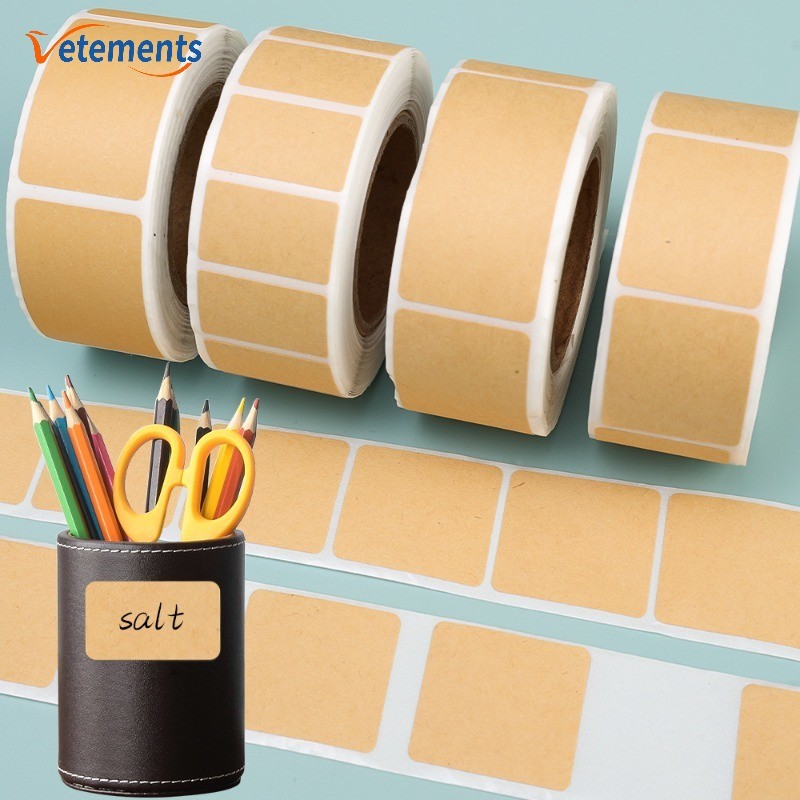 800 ชิ้น/เซ็ต Handwriten Classfication ชื่อแท็ก - กระดาษคราฟท์สีน้ําตาล ...