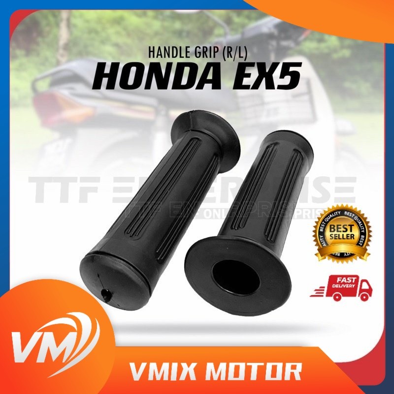 Honda EX5 HANDLE GRIP (R/L) EX5 HIGHPOWER HANDLE RUBBER | Shopee Thailand