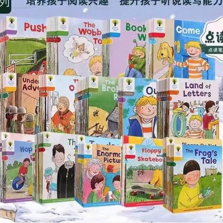 พร้อมส่ง! Oxford Reading Tree Level 1-12 English Phonics learning books ...