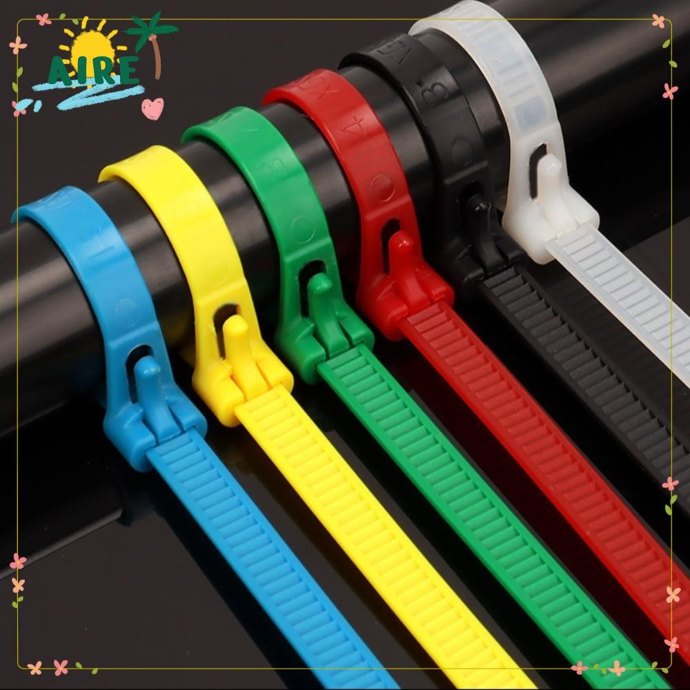 AIRE 50 ชิ้นสาย Zip Tie, Self-locking ไนลอนสายรัด Ties, คุณภาพนํากลับมา ...