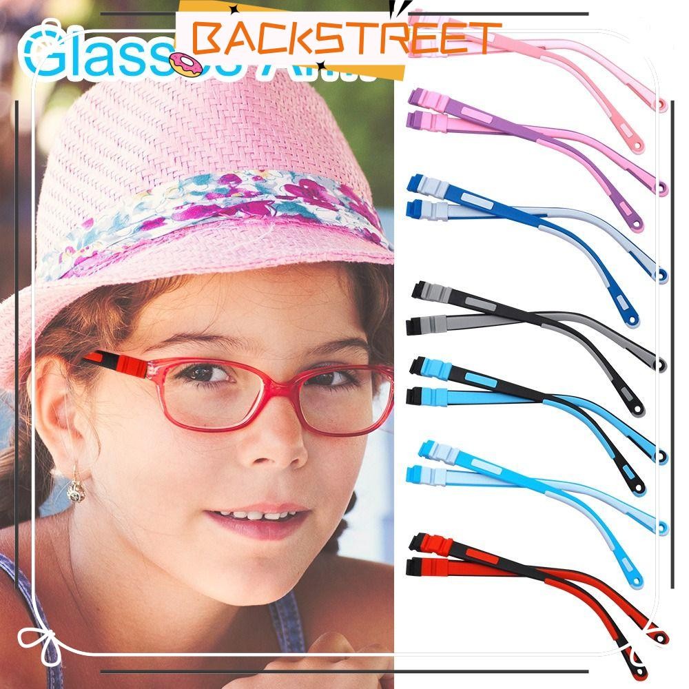 BACKSTAGEREET Glasses Arm Multi-color Snap-on Children Spectacle Frame ...