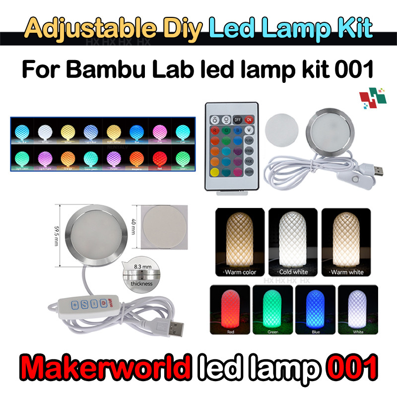 For Bambu Lab Led Lamp Kit Adjustable Light Kit Led Light Parts ...