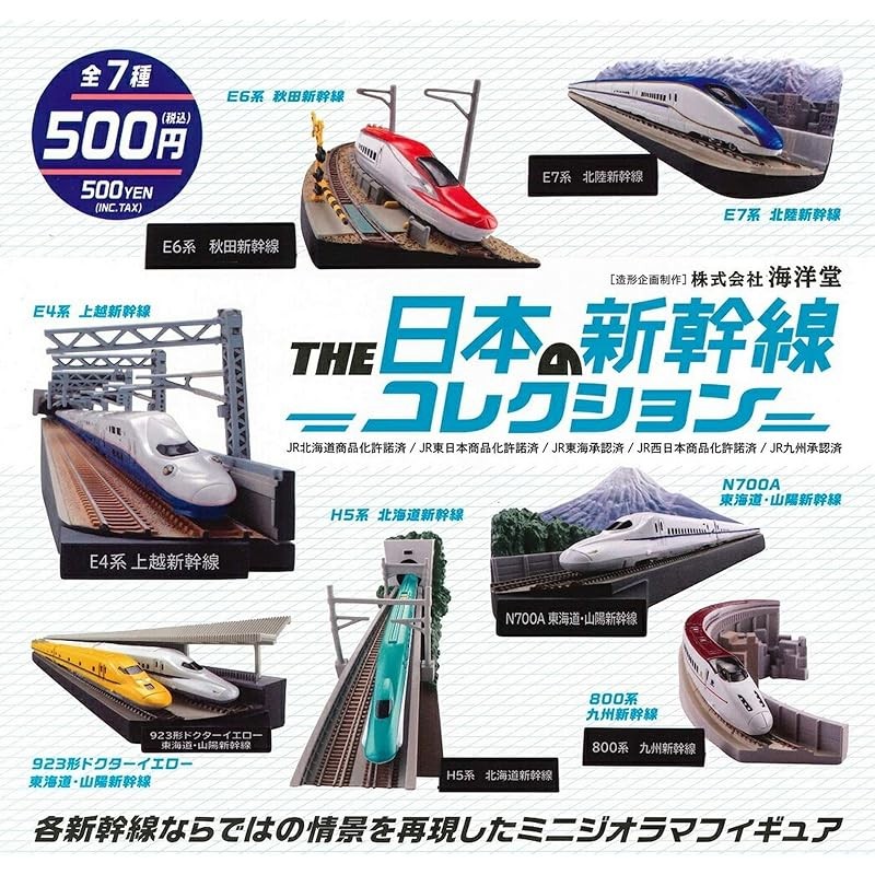 Ken Elephant Shinkansen Collection Capsule Version x Full Set 7 Types ...