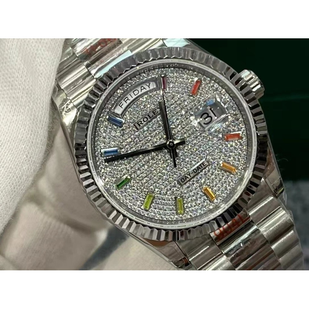 Rolex DD Calendar Series ผู้ชายผู้หญิงรุ่น Dial 36mm นําเข้า 3255 ...