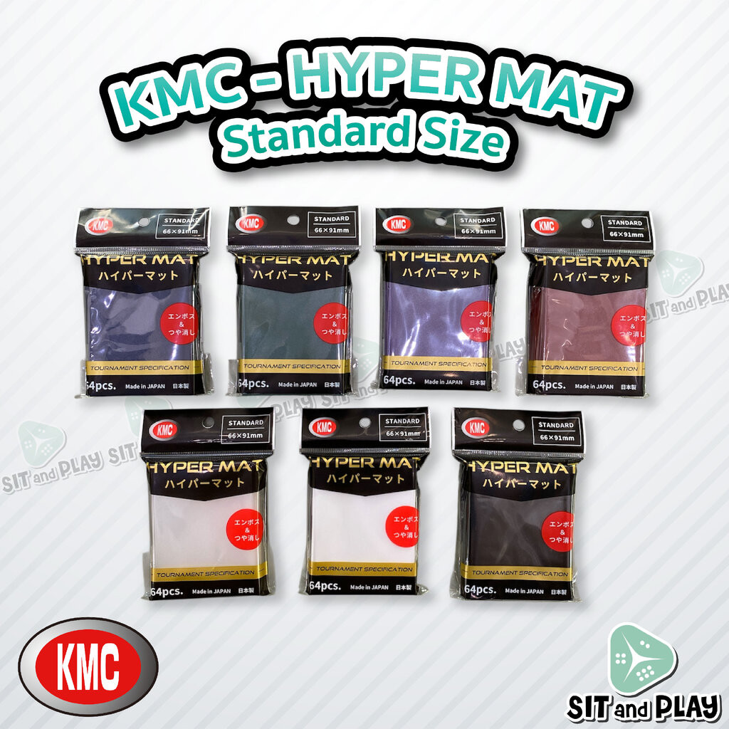 KMC - HYPER MAT Card Sleeves ซองใส่การ์ด Standard Size ( 64 ซอง ) ขนาด ...