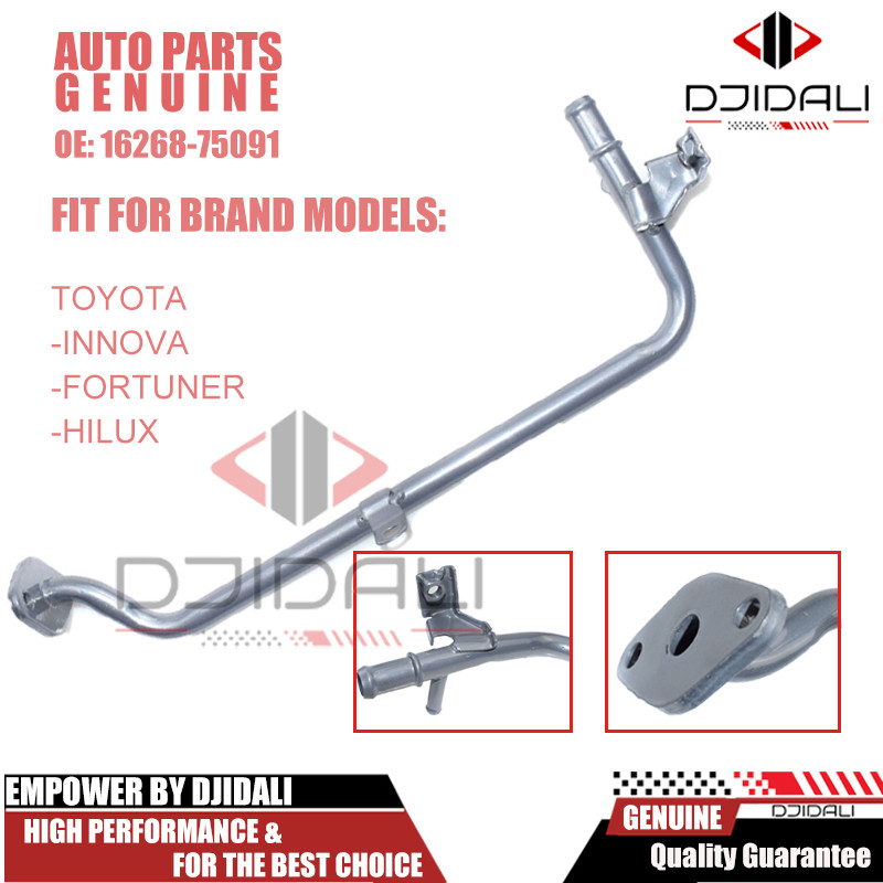 ท่อบายพาส/ท่อbypass INNOVA FORTUNER HILUX RADIATOR ท่อ 16268-75091 ...