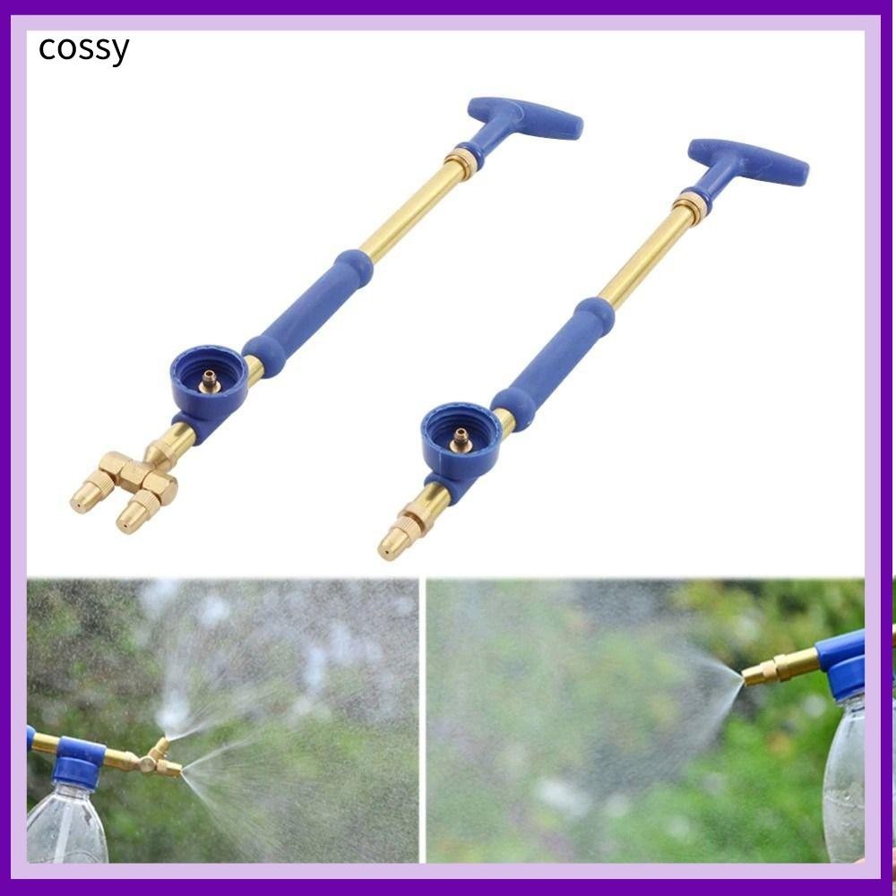 Cossy Atomizing Misting หัวฉีด,ทองเหลืองเดี่ยว/คู่หัวชลประทาน Sprayers,ปรับ Push-pull หัวฉีดน้ํา ...