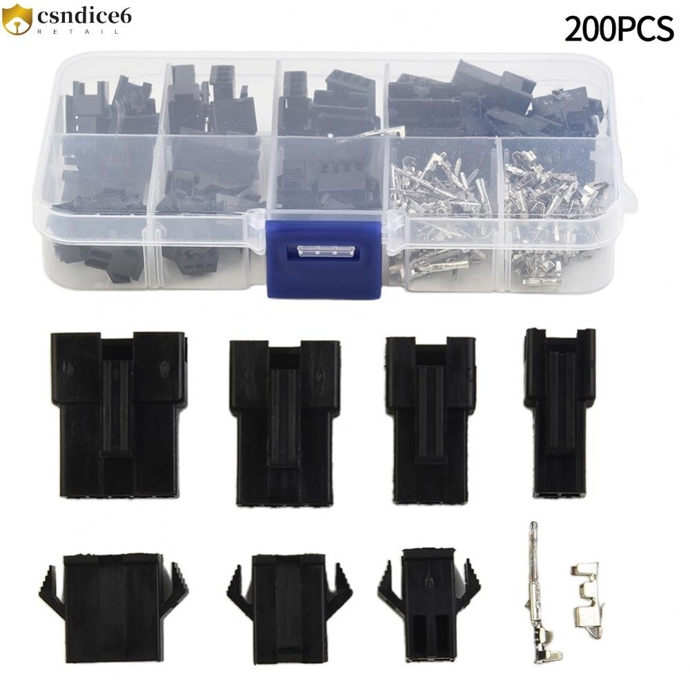 Dupont สายไฟ Header Wire Kit Wth Case JST-2.54mm สีดําชุดชาย/หญิง ...
