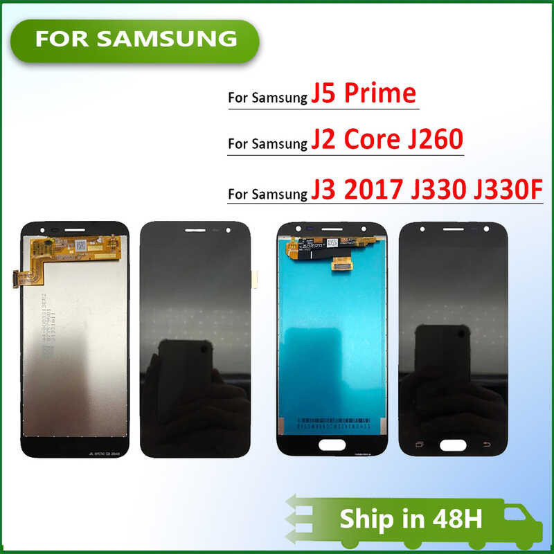 New For Samsung J5 Prime J2 Core J260 J3 2017 J330 J330F J3 Pro LCD ...