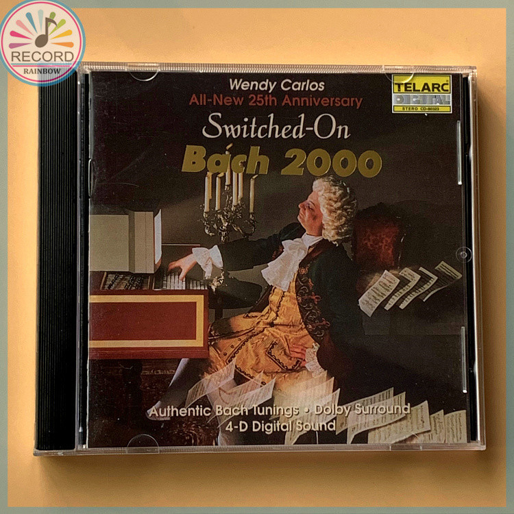 Wendy Carlos All New 25th Anniversary Switched On Bach 2000 การปรับแต่ง Bach แท้ Dolby Surround ...