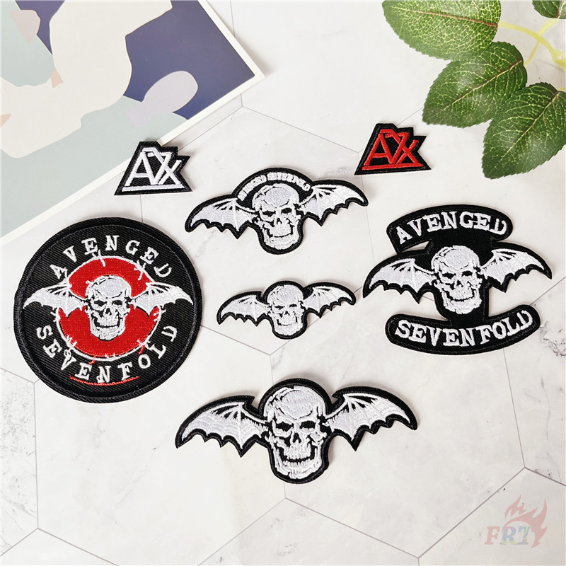 A7x - Avenged Sevenfold Iron-On Patch ♚ 1 PC Hardcore Metal Rock Band ...