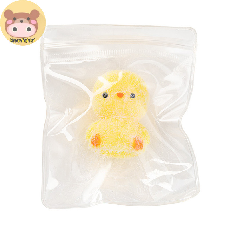 Moonlights1 Sticky TPR Squishy Mini Flocking Chick ความเครียดบรรเทา ...
