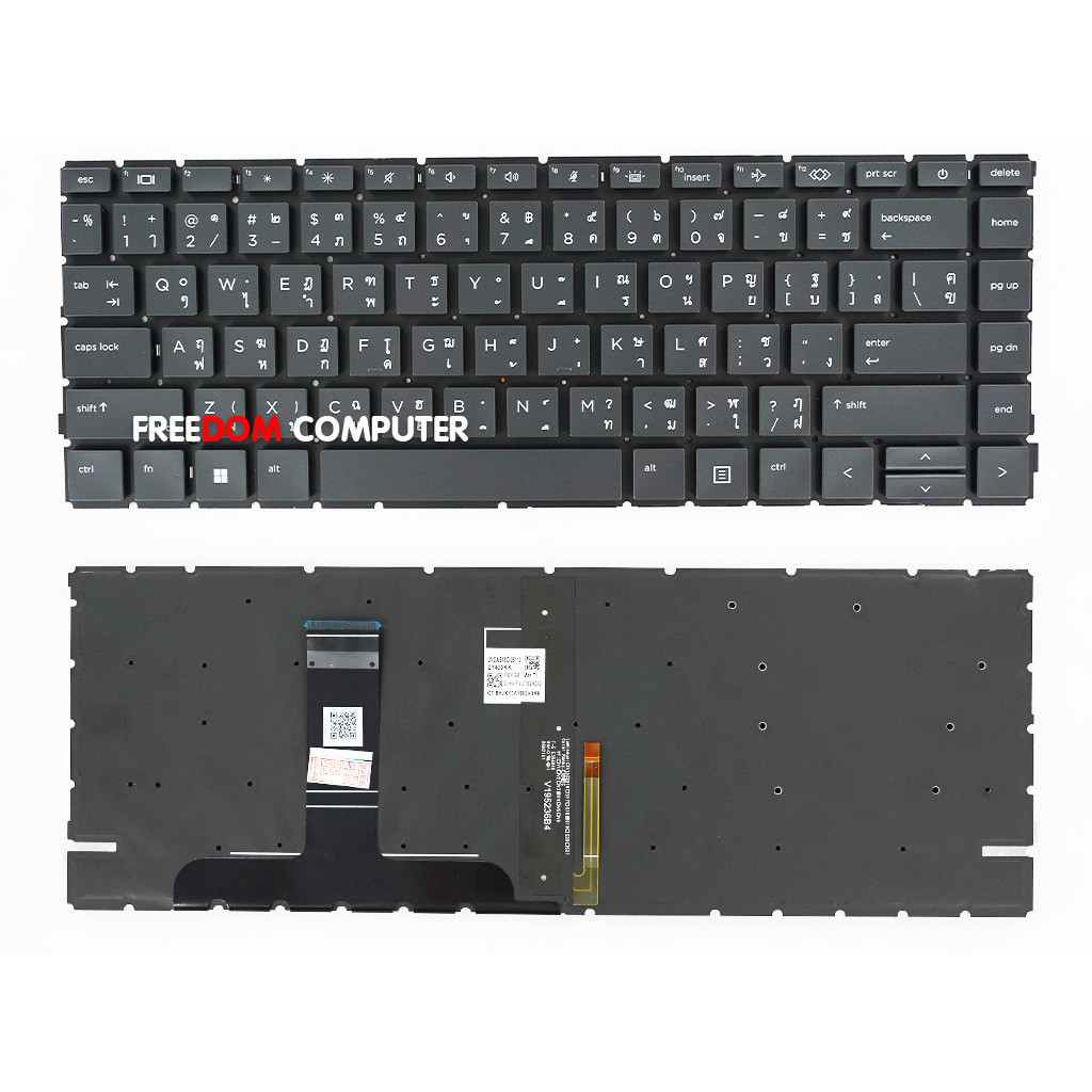 คีย์บอร์ด HP Probook 440 G8 445 G8 ไทย-อังกฤษ มีไฟ KEYBOARD | Shopee ...