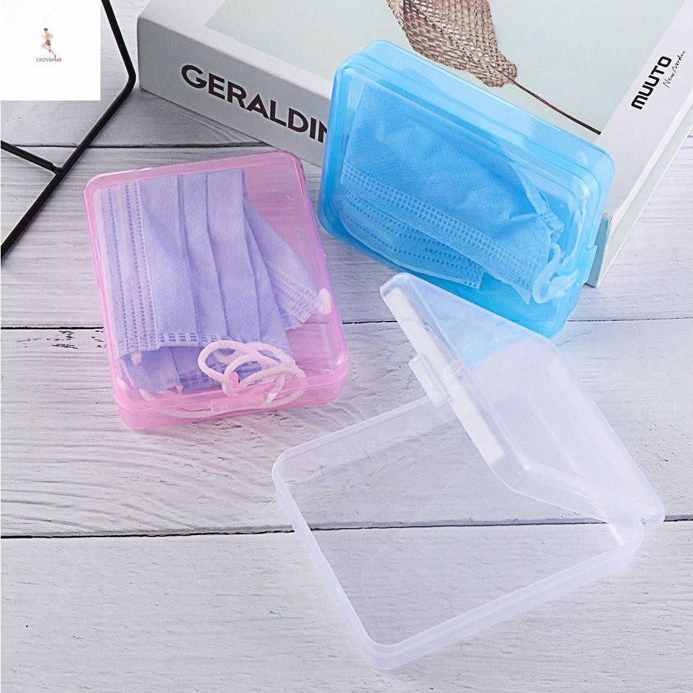 Cross Mask Storage Case แป้งพัฟปราศจากมลพิษแบบพกพาคอนเทนเนอร์กันฝุ่น ...