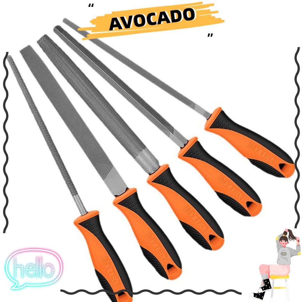 ไฟล์เหล็ก AVOCAR, แบน/ครึ่งวงกลม/วงกลม/สามเหลี่ยม/สี่เหลี่ยม 6/8 นิ้ว ...