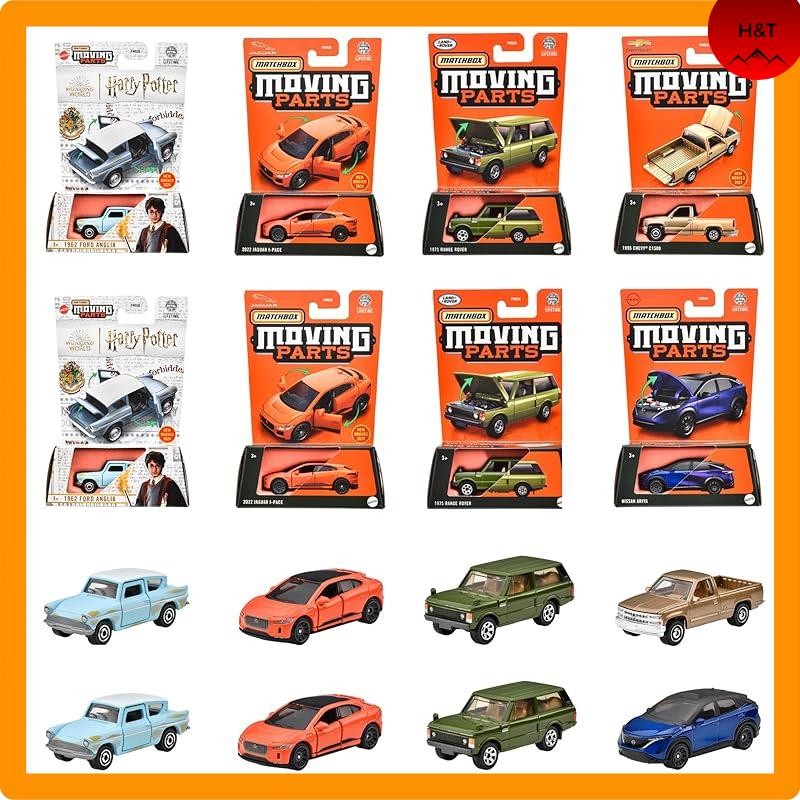 Matchbox Moving Parts Assortment 8 Vehicle Mini Cars Box Set, for ages ...