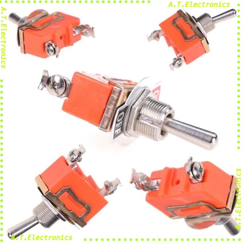 สวิตซ์โยก 2ทาง 1021 15A 250V SPST 2 Terminal ON OFF Toggle switch15 ...