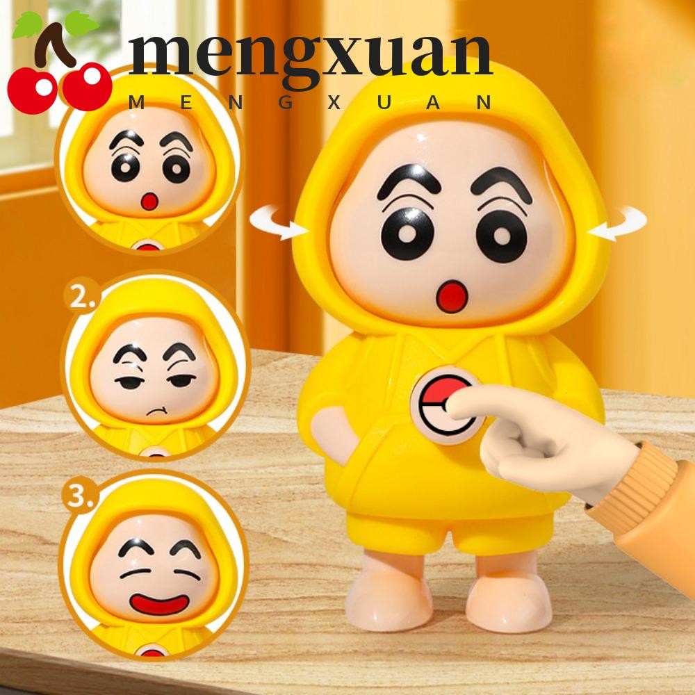 MENGXUAN Crayon Shin-chan ตุ๊กตาเปลี่ยนหน้า,พร้อมพวงกุญแจพลาสติก Shin ...