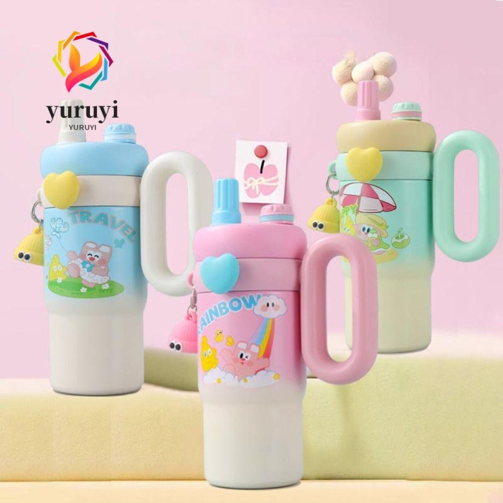 Yuruyi ถ้วยสูญญากาศ, 850ml การ์ตูนฉนวนถ้วย, Creative 316 สแตนเลสขนาดใหญ่ความจุ Drinkware ของขวัญ ...