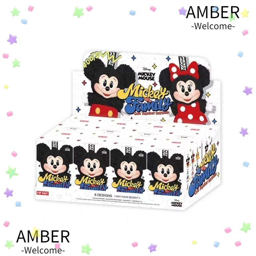 AMBER Pop Mart Mickey Family, กล่องตุ๊กตาอะนิเมะ, การตกแต่งมิกกี้เมาส์ ...