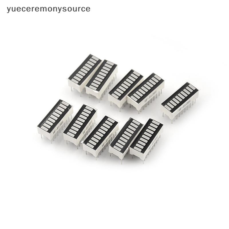 SELL BEST 10PCS 10 Segment Digital Red LED Bar Graph Display Ultra Bright ~ | Shopee Thailand