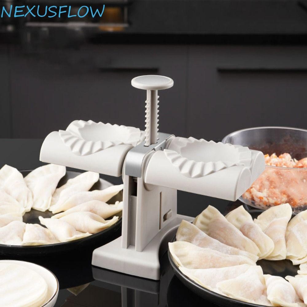 NEXUSFLOW แม่พิมพ์เกี๊ยว, เครื่องทําเกี๊ยวแบบแมนนวลพลาสติกที่มีประสิทธิภาพ, การทําเกี๊ยวแบบกด ...