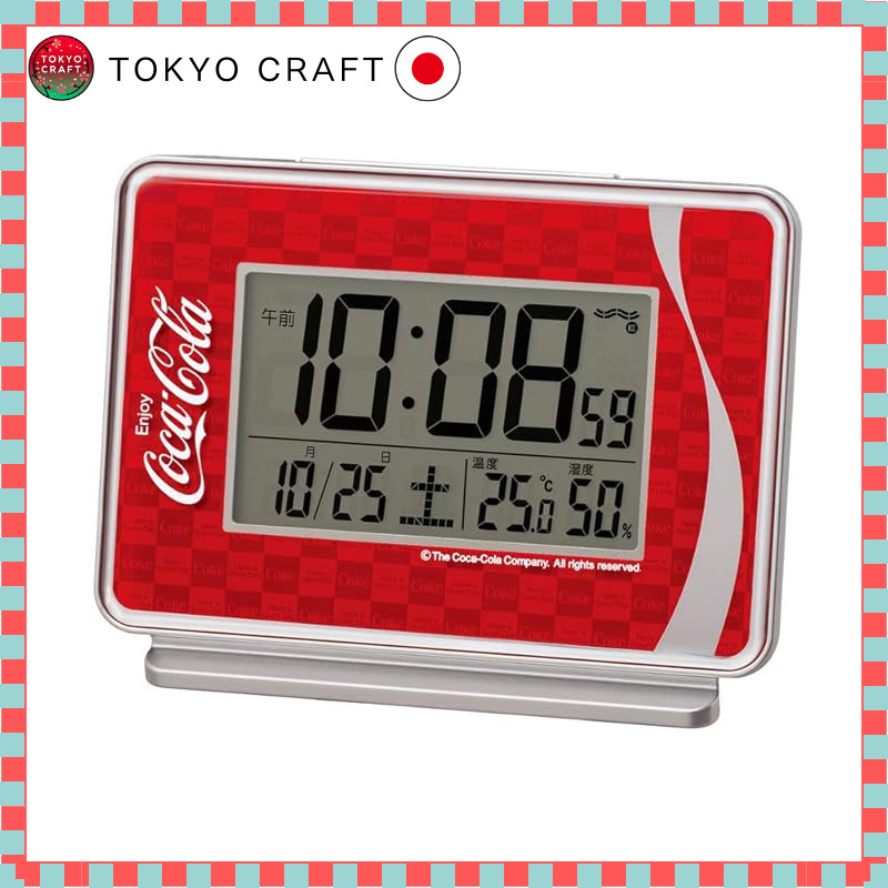 Seiko Clock Desk Clock Alarm Clock Silver Metallic Dimensions: 9.0 × 12 ...