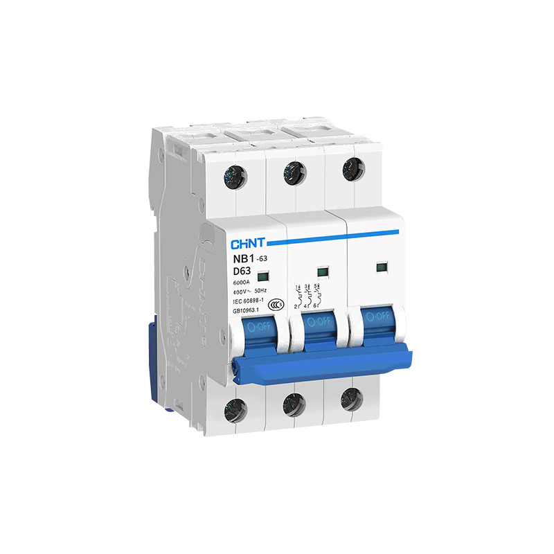 CHNT CHINT NB1-63 D-type 1P 2P 3P 4P AC 230/400V MCB Circuit Breaker ...